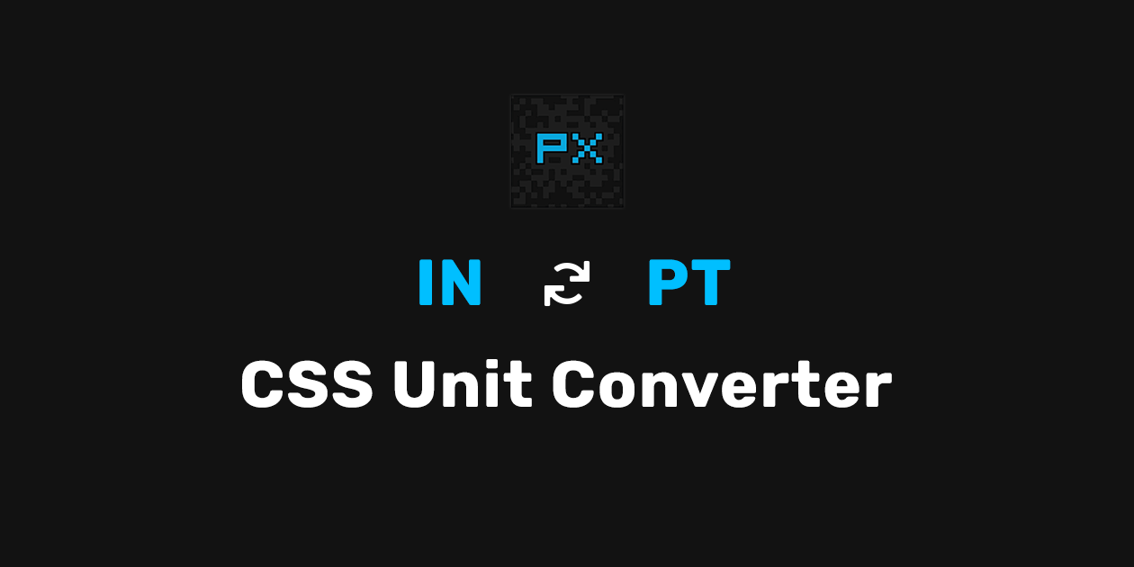 IN to PT | CSS Unit Converter